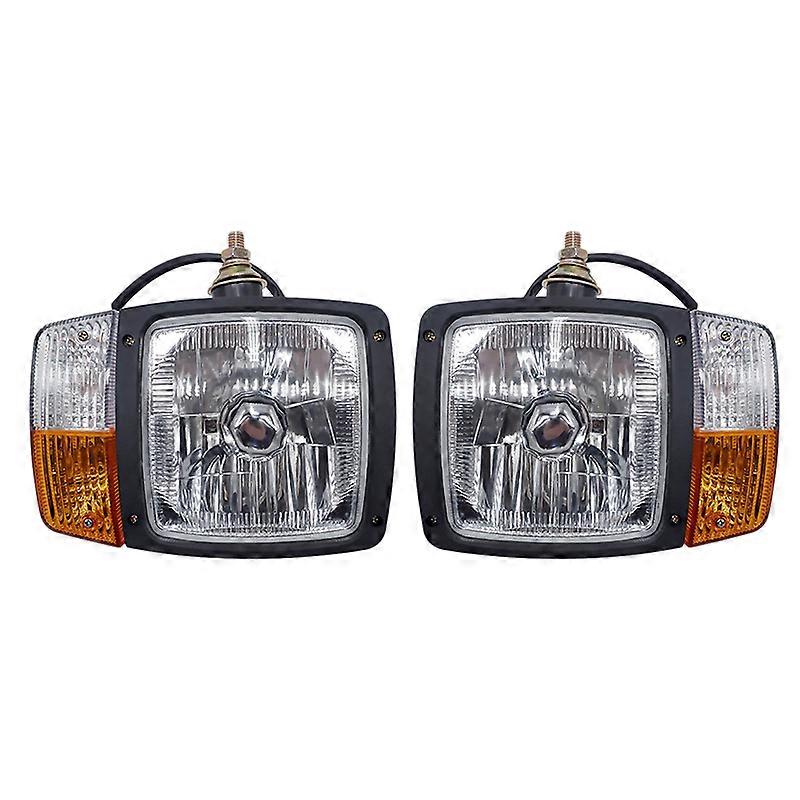 Universal LED Turn Signal Indicator Work Light Headlights For Tractor ...