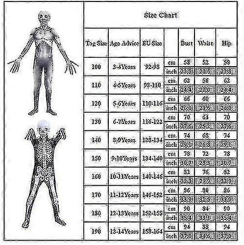 Kids The Rake Morphsuit Creepepasta Halloween Fancy Dress Costume ...