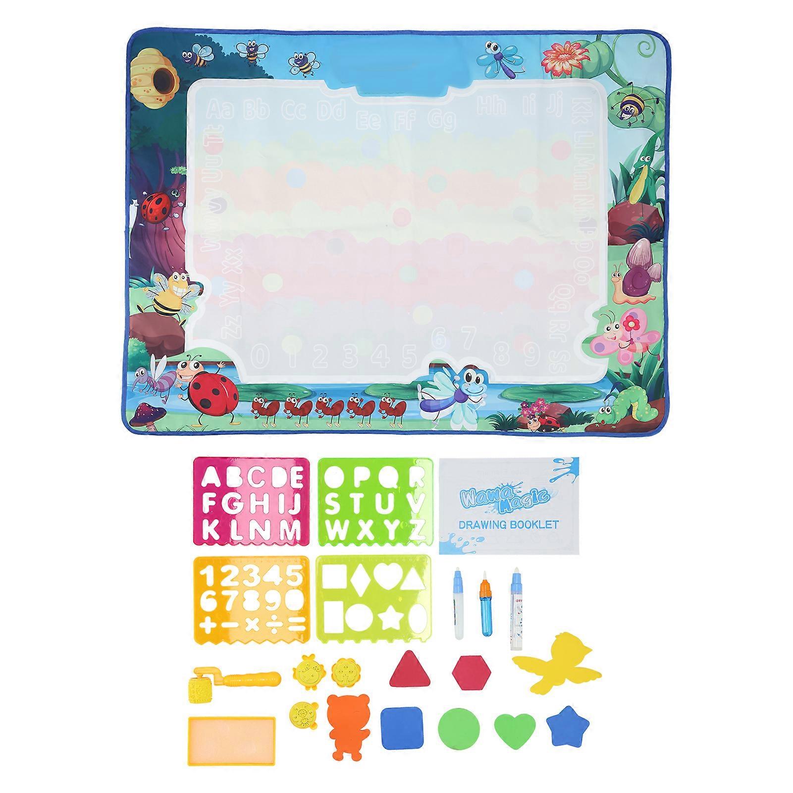 Children Water Painting Coloring Mat Cartoon Pattern Kid Coloring Mat ...