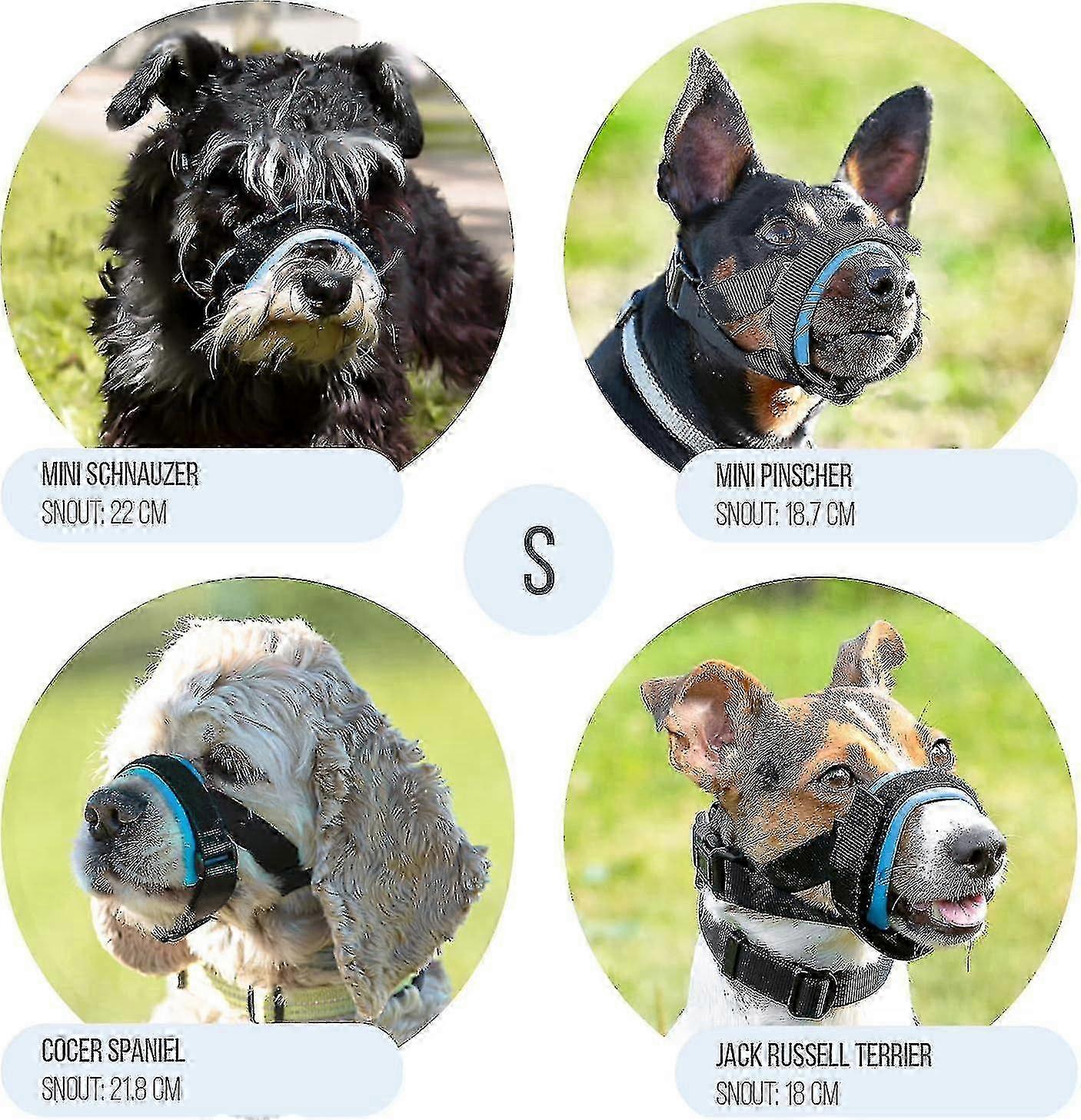 Gentle Muzzle Guard for Dogs - Prevents Biting and Unwanted Chewing ...