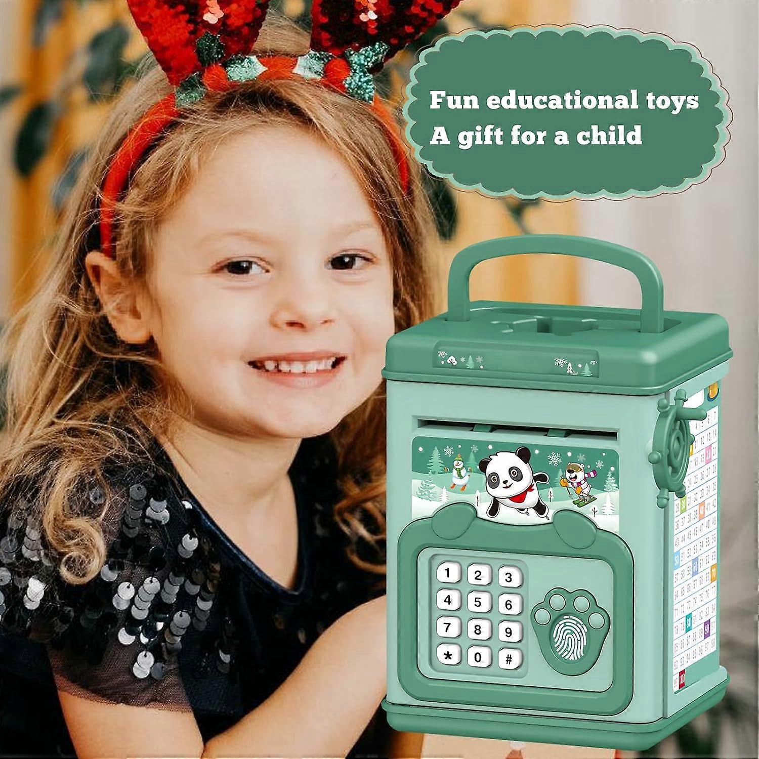 Electronic money box with touch screen: large digital money box piggy ...