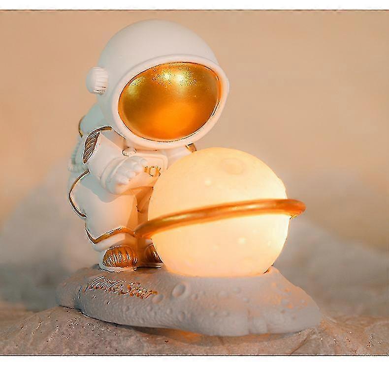 Moon Table Lamp Space Buddy Light Moon Astronaut Lamp, Led Bulbs,space ...