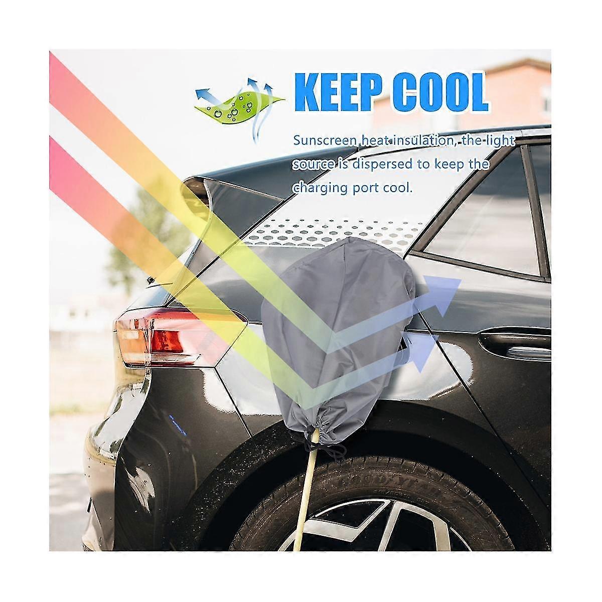 Ev Charger Plug Cover Waterproof Outdoor Electric Car Charging Port ...