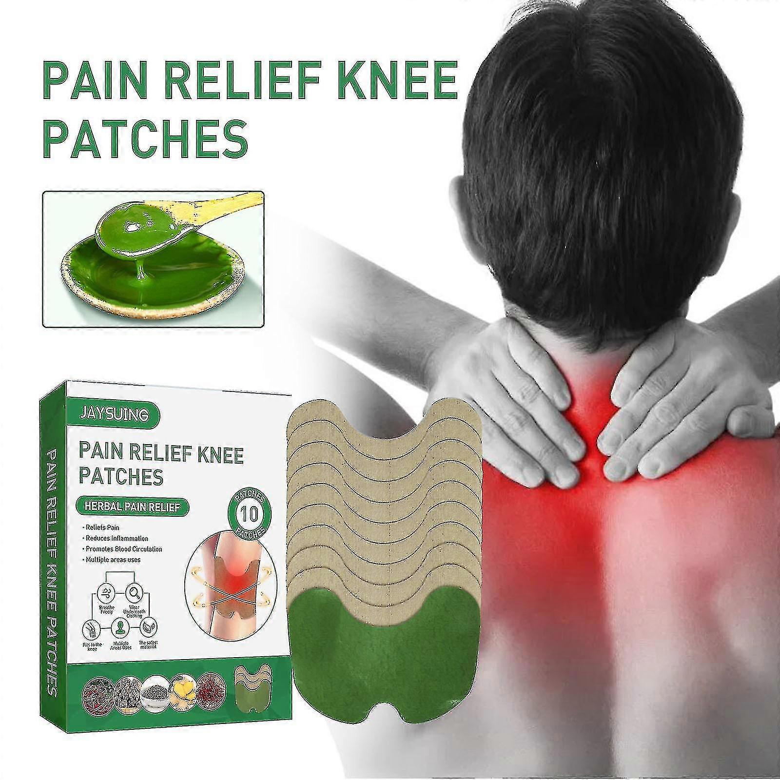 Knee Pain Relief, Wormwood Knee Patch, Thermal Patch For Back Pain ...