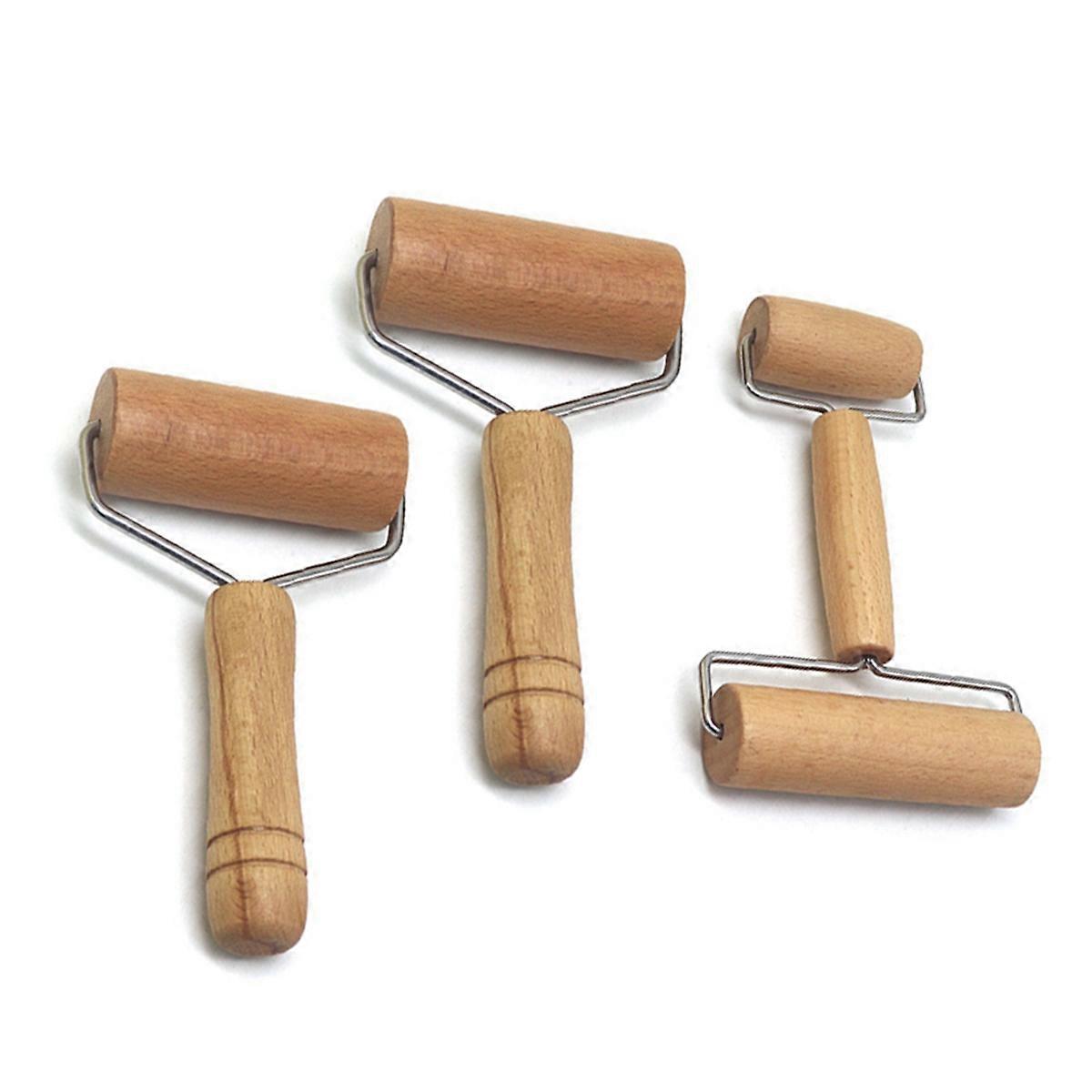 Rolling Pin Pastry and Pizza Roller Wooden Baking Crush Nuts Crackers ...