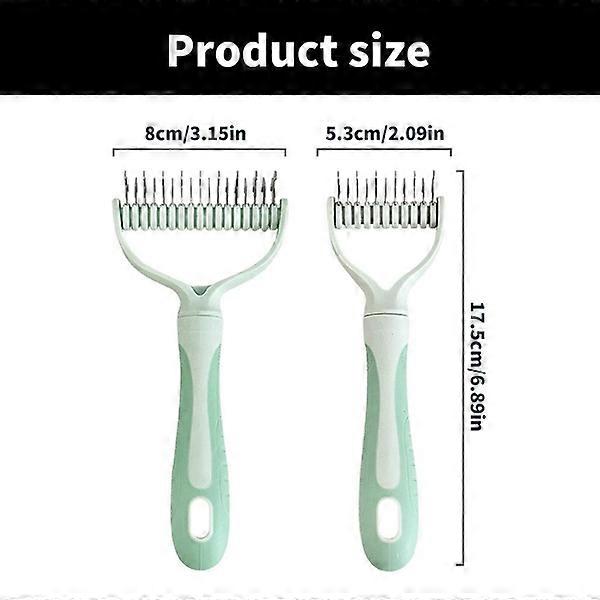 Pet Furs Detangling Comb Reduces Itching Shedding Furs Brush Dog ...