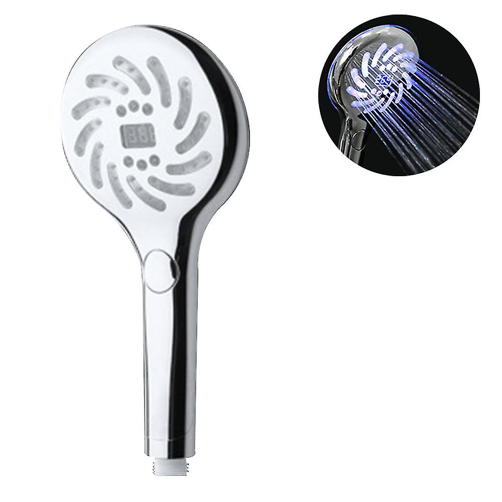 Led Shower Head Handheld Temperature Controlled Shower Head 3 Colors ...
