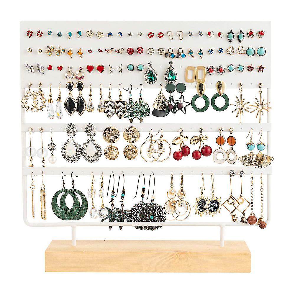 Earring Stand Display Rack, 3-tier Ear Stud Holder Jewelry Organizer ...