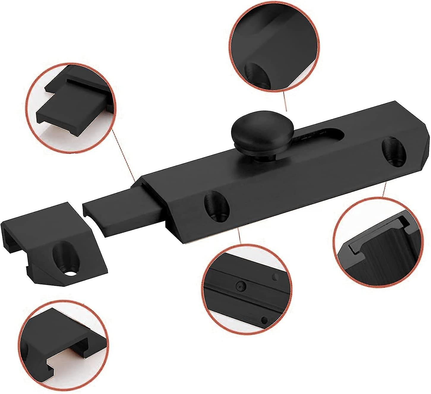 Sliding Bolt Door Latch Barrel Door Latch Security Latch For Exterior ...