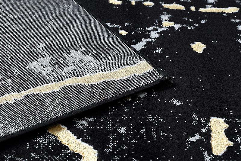 Modern GLOSS Carpet 410A 86 Marble, stone, stylish, glamour black ...