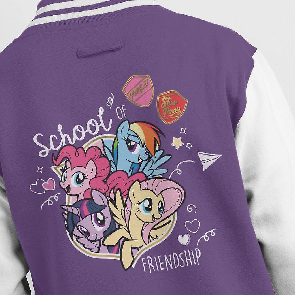 My Little Pony School Of Friendship Men's Varsity Jacket | Fruugo US