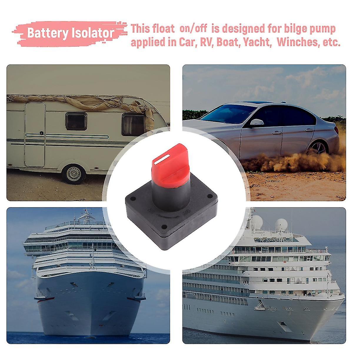 Battery Switch Power Disconnect Switch Rotary Isolator Cut OFF Switch ...