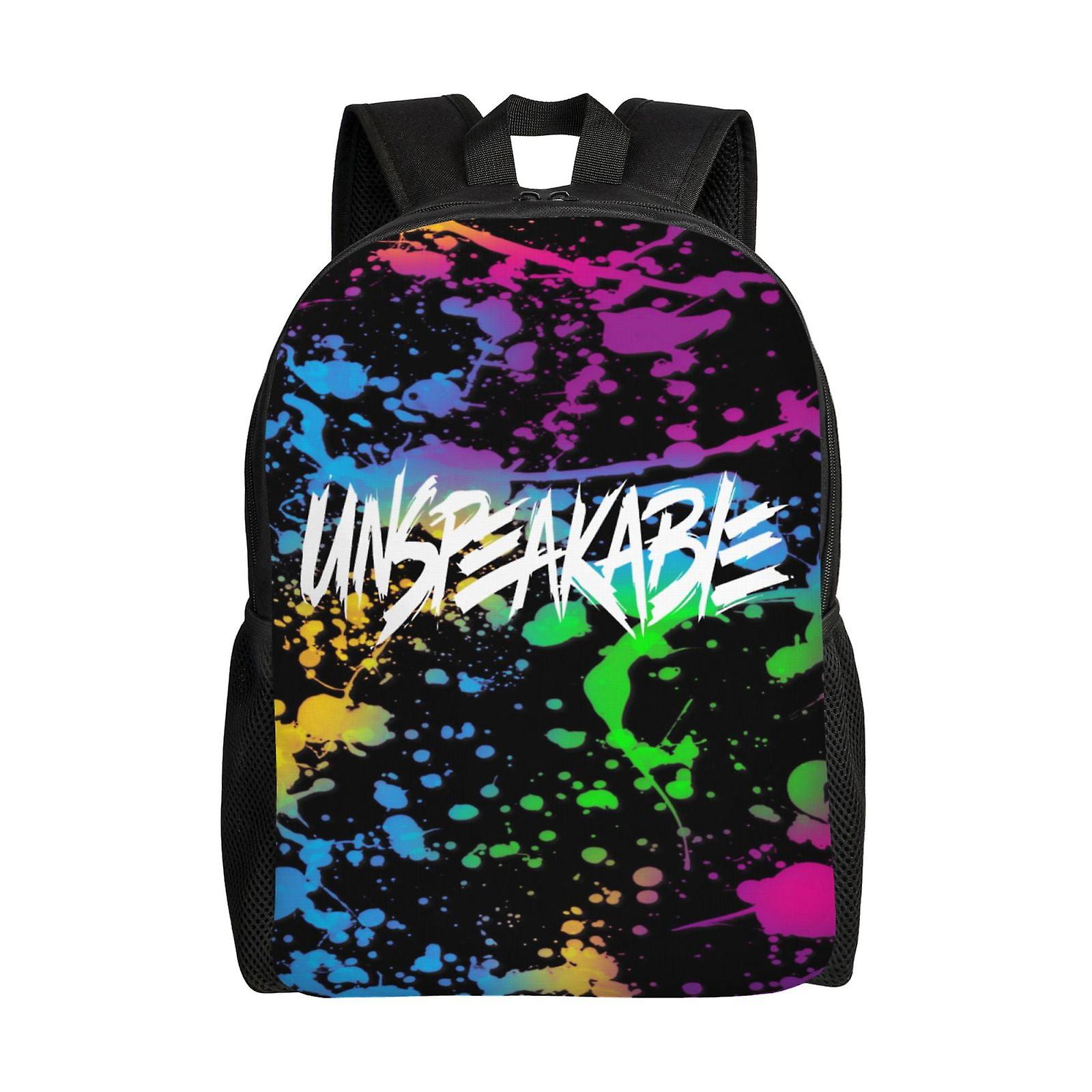 Unspeakable Frog Backpack Water Resistant College School Bags Bookbag ...