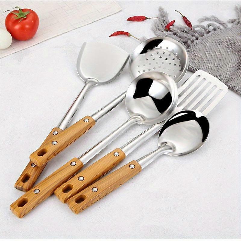 5pcs/set, Stainless Stell Utensil Set, Kitchen Utensil Set, Safety ...