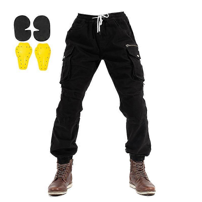 Motorcycle Cargo Pants Motorcycle Riding Fall Proof Racing Multi Pocket ...