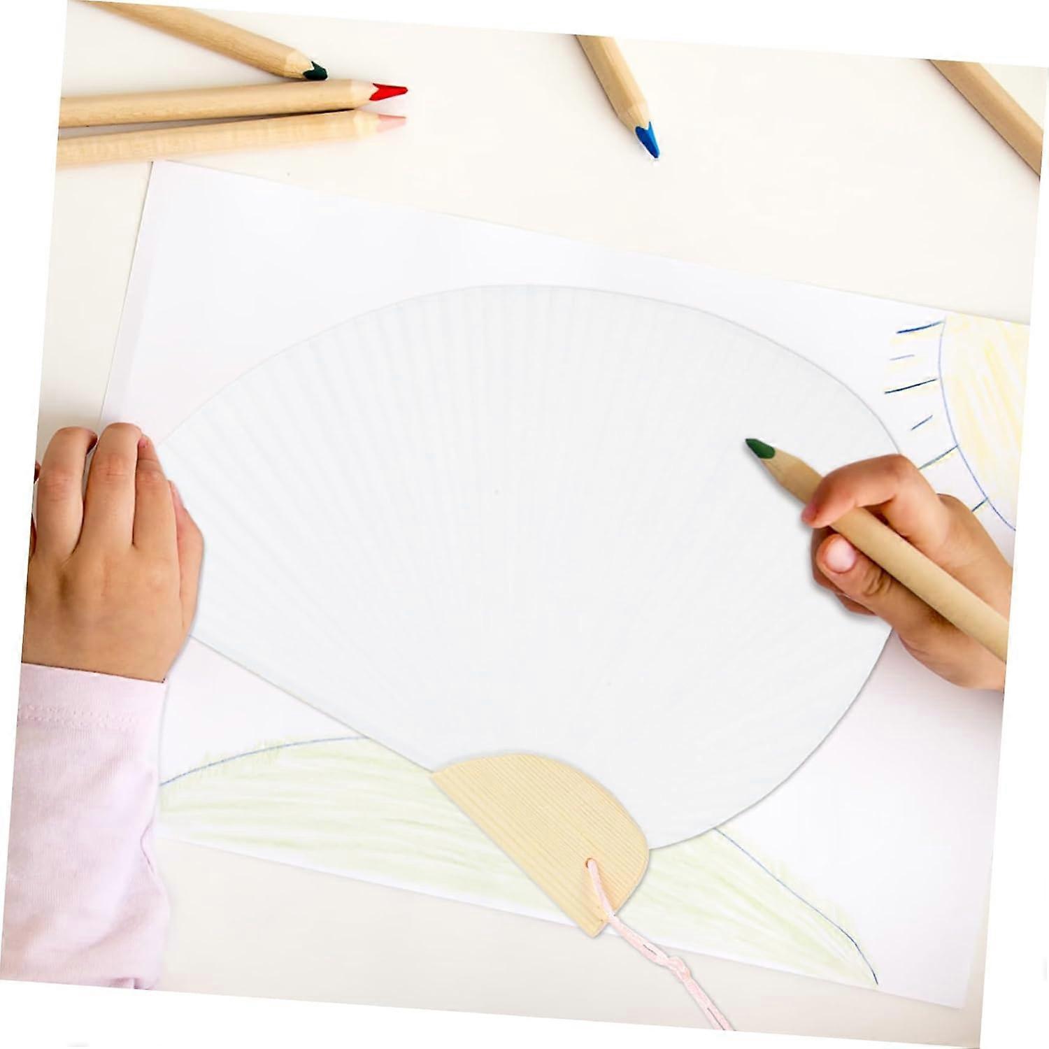 Handheld Fan Paper Fans Party Supplies Hand Fans Wedding Favors The ...