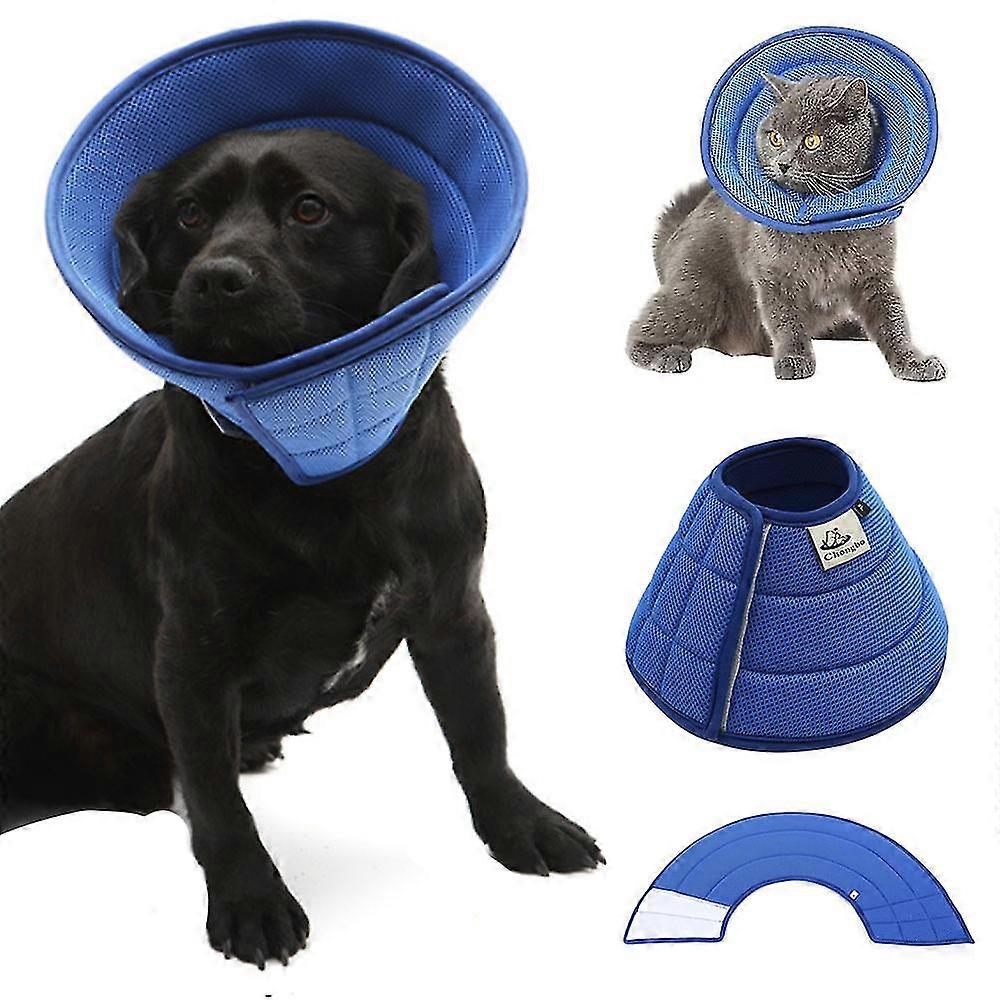 Breathable Mesh Elizabethan Collar Soft Comfy Adjustable E-collar ...