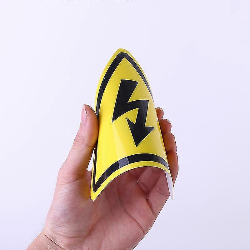 set of 5 stickers displaying iso safety label international warning ...