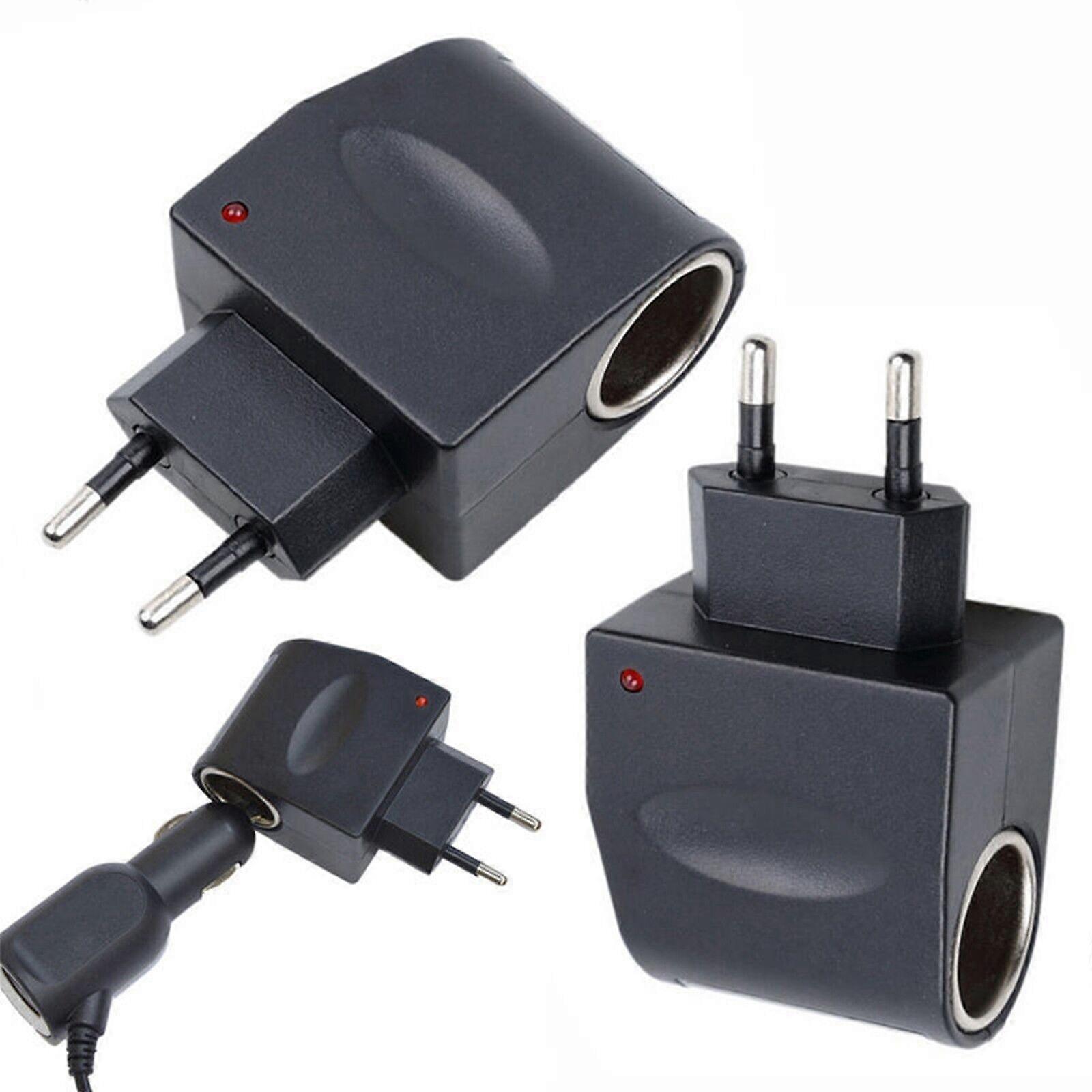 220V AC to 12V DC Plug car Cigarette Lighter Socket Converter fast Car ...