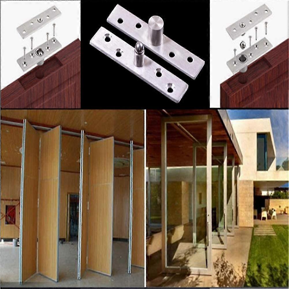 360 Degree Pivot Door Hinge, 2 Stainless Steel Door Centerline Pivot ...