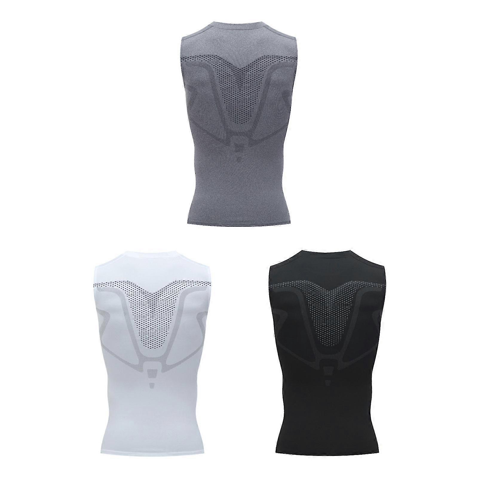 Ionic Shaping Vest, Guys Men's Chest Gynecomastia Compression Top To ...