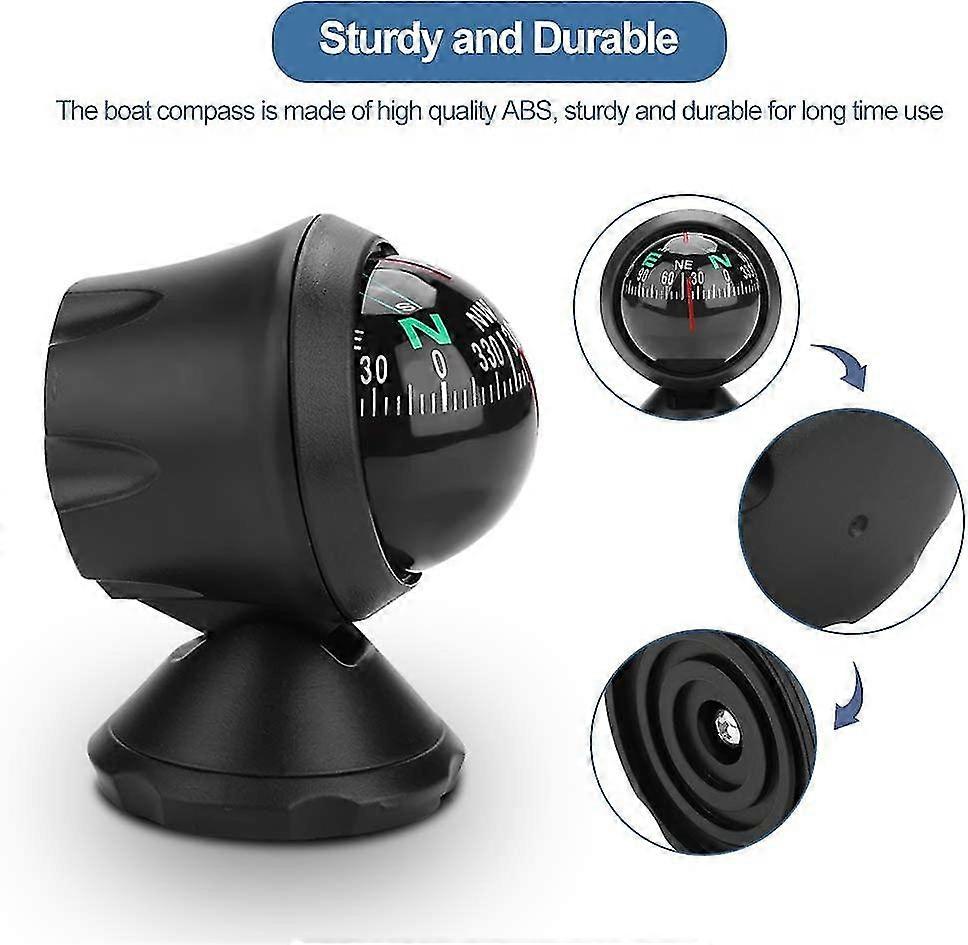 Boat Compass, Car Compass Dashboard Digital Navigation Exploration ...