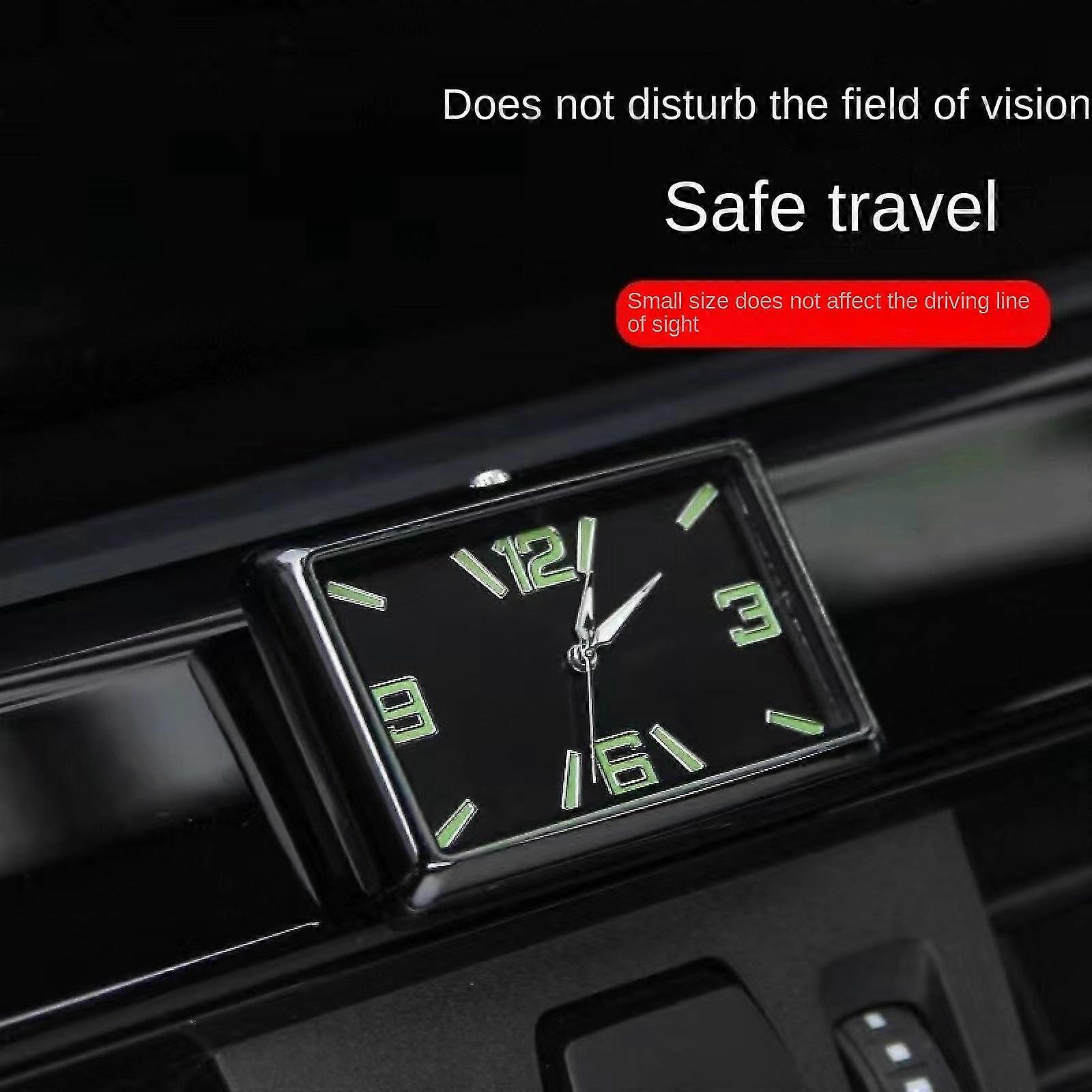 Car clock digital clock car square clock dashboard mini clock small ...