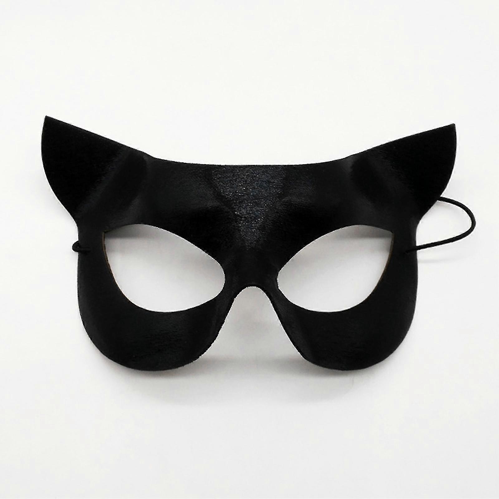 Halloween Cosplay Cat Mask Carnival Masquerade Accessories For Woman ...