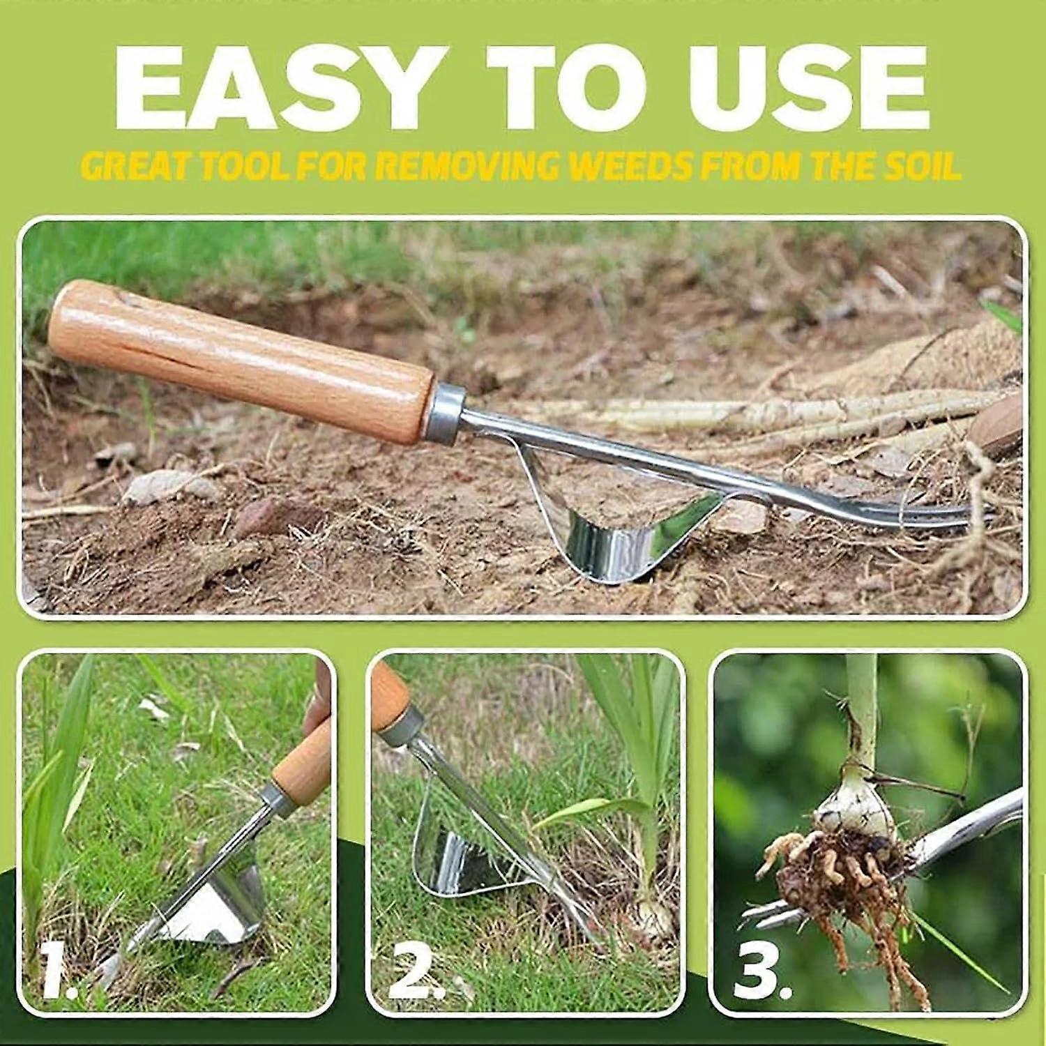 Manual Weeder, Hand Weeder for the Garden, Stainless Steel, Manual ...