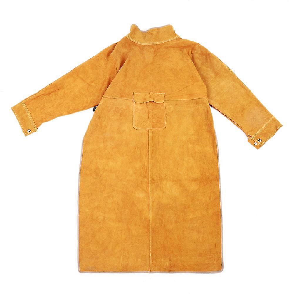 Wear Resisting Fireproof Retardant Welding Cowhide Apron Safety Welder ...