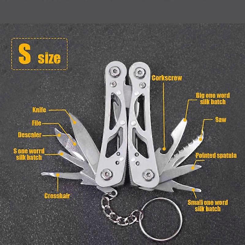 Pocket Mini Pliers Knife Screwdriver Folding Small Multitool Opener ...