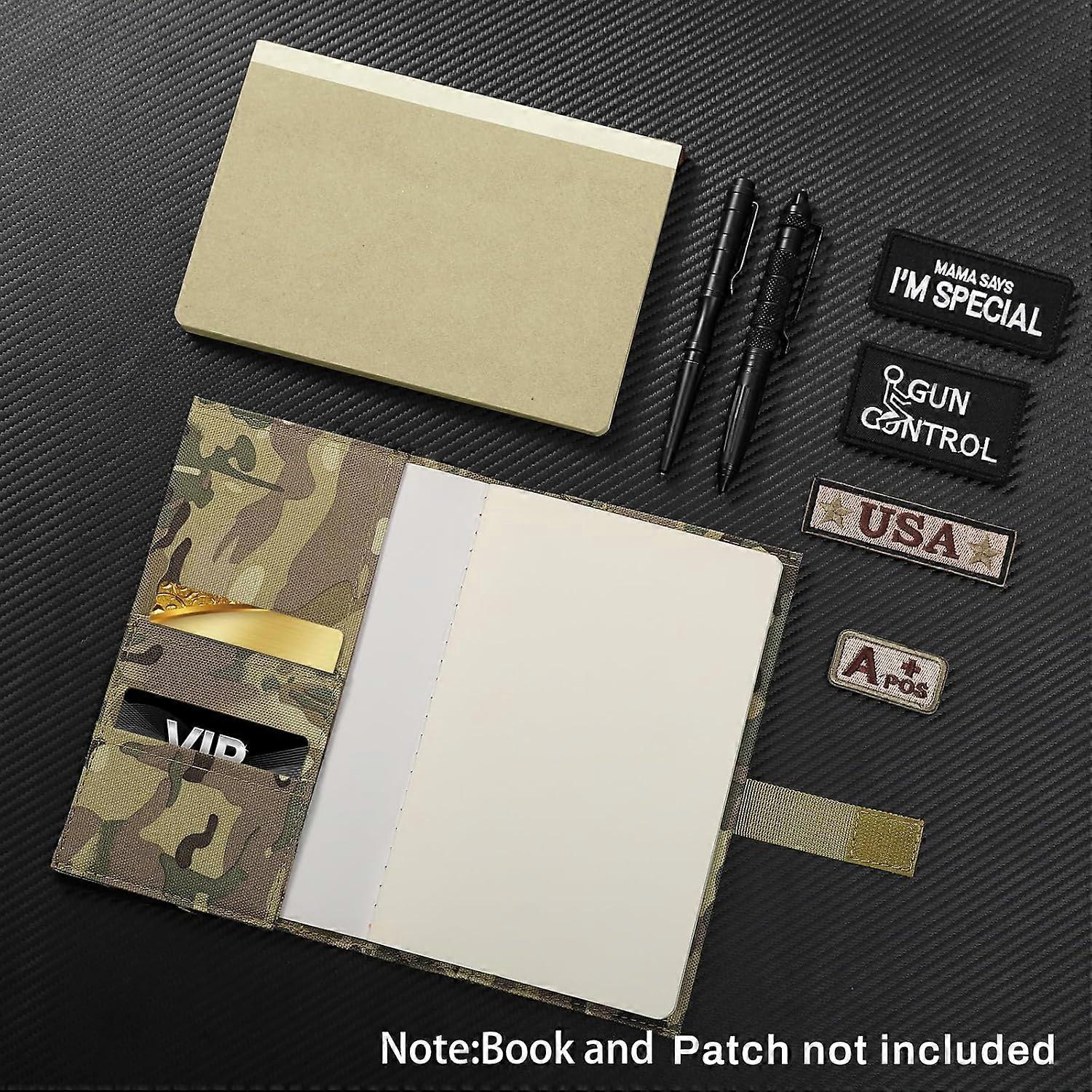 Military Log Book Cover, 5.5" x 8" Army Tactical Notebook | Fruugo UK