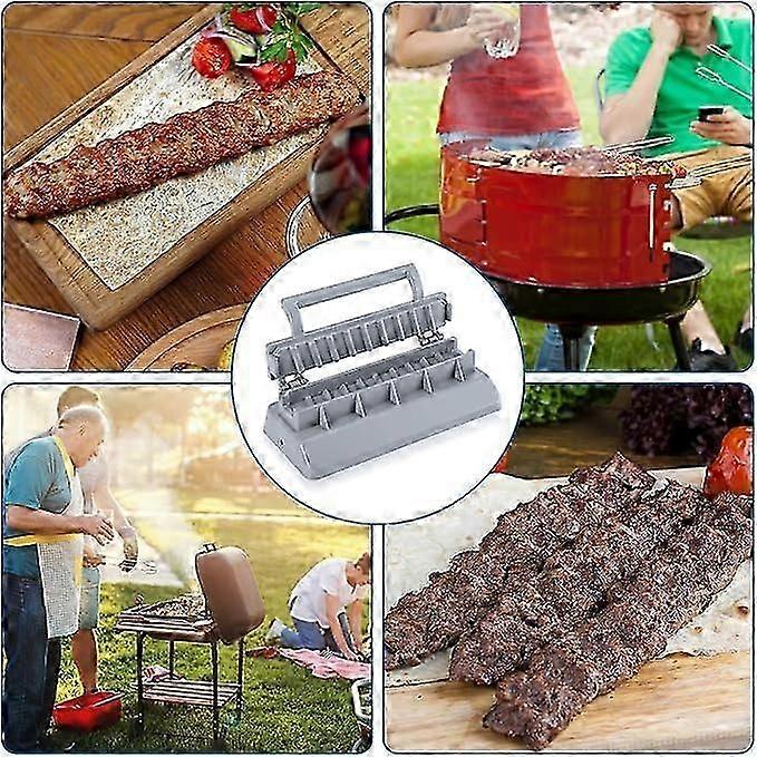 Kebab Maker, Plastic Kebab Maker Machine Press Reusable Easy Kebab ...