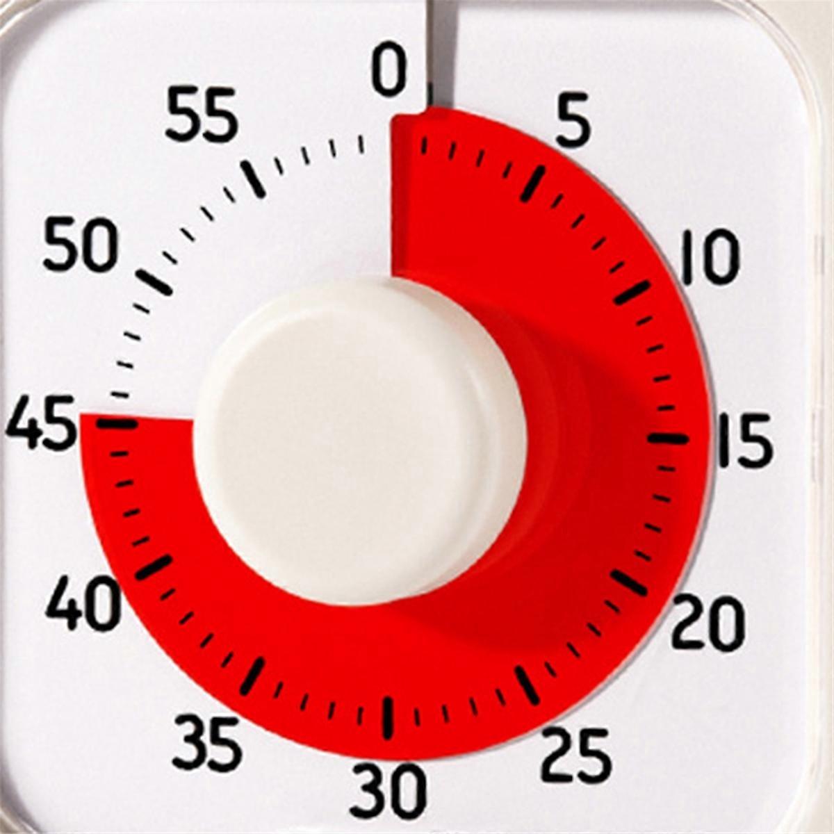 Visual Timer 60-Minute Stopwatch Alarm Clock Countdown Timer Pink ...