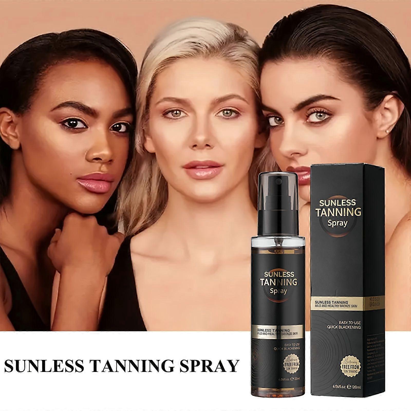 u200bSelf Tanner Spray 120ml - Long-Lasting Non Sticky Formula for Body ...