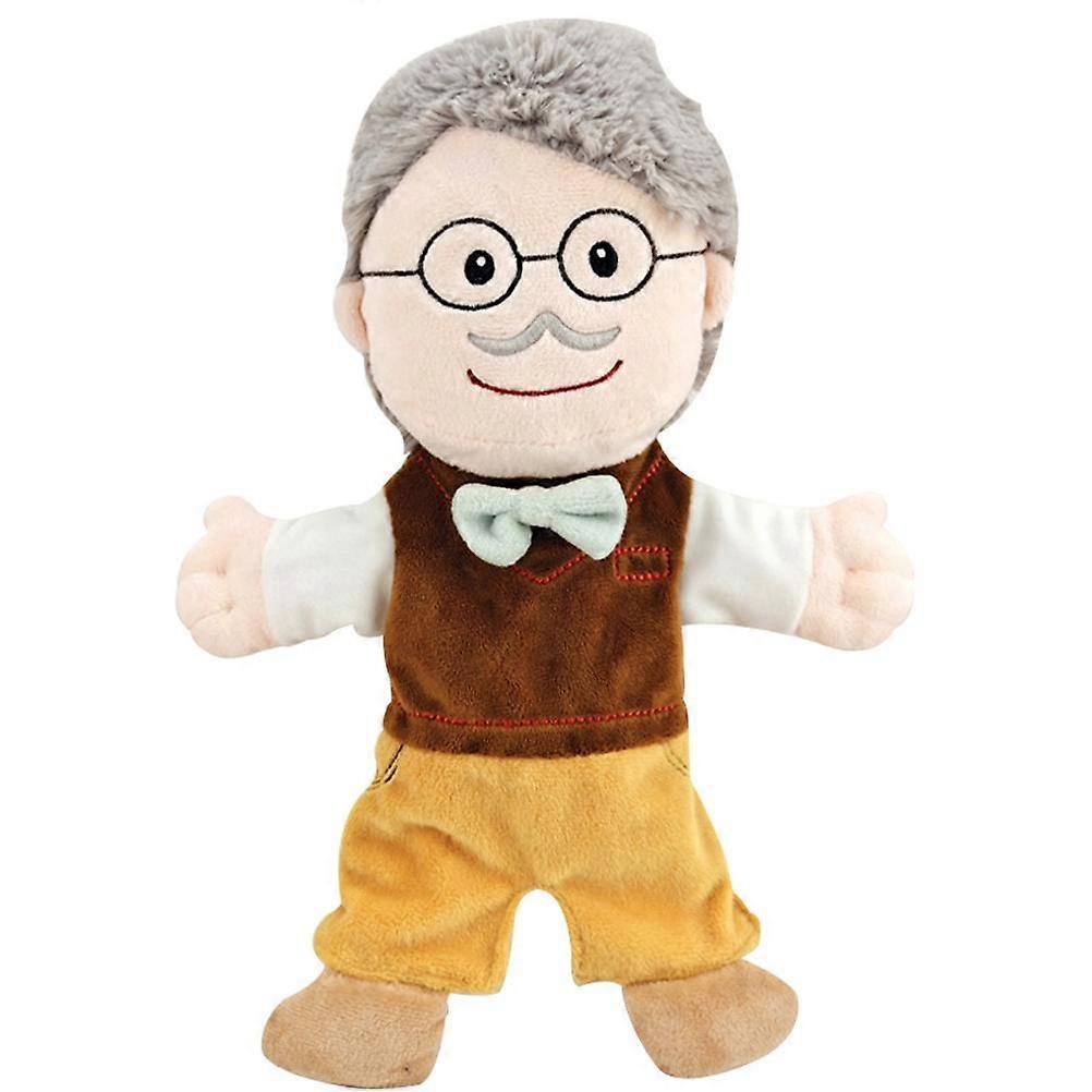 6Pcs Hand Puppet Set 11.8 Inch Soft Plush Family Members Finger Puppets ...