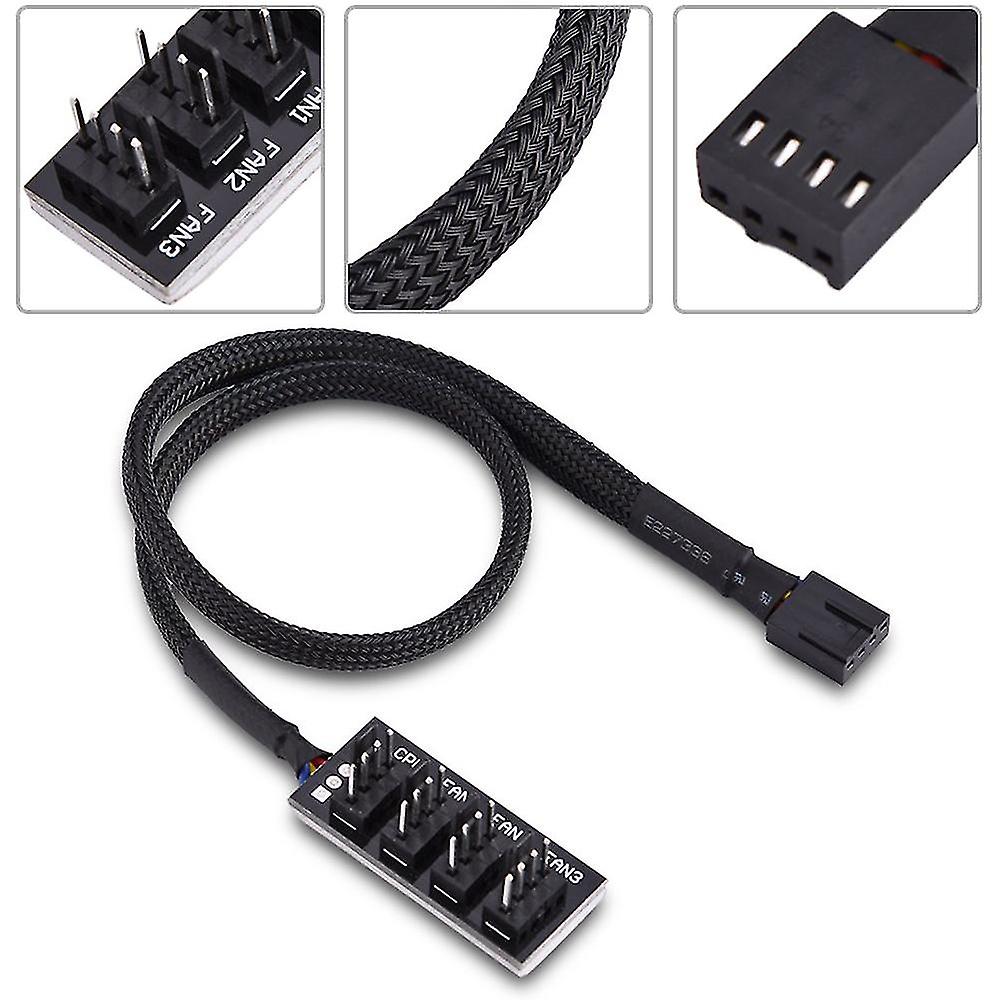 4 Pin Pwm Fan Hub, 4 Pin Connector For Cpu Fan Pc Fan Hub, Computer Cpu | Fruugo AU