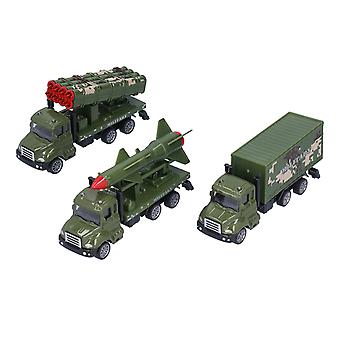3 Pack 1:50 Diecast Military Toy Vehicles Alloy Metal Army Toys Model ...