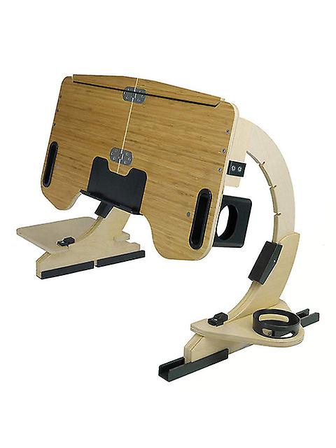 Adjustable Wooden Bedside Table Laptop Folding Table Aluminum Vertical ...