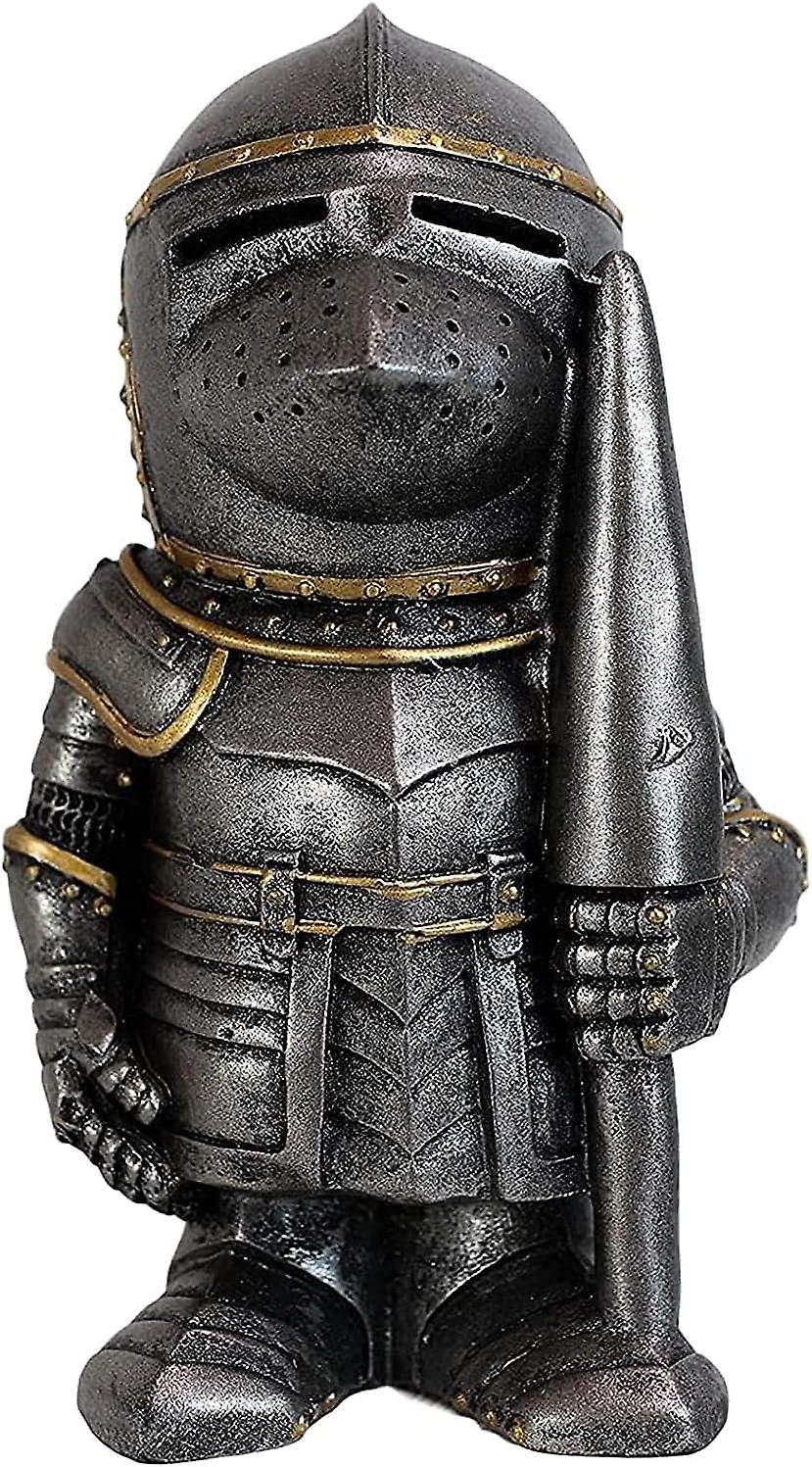 Garden Guard Medieval Statue Decorations Knight Exquisite Dwarf Garden ...