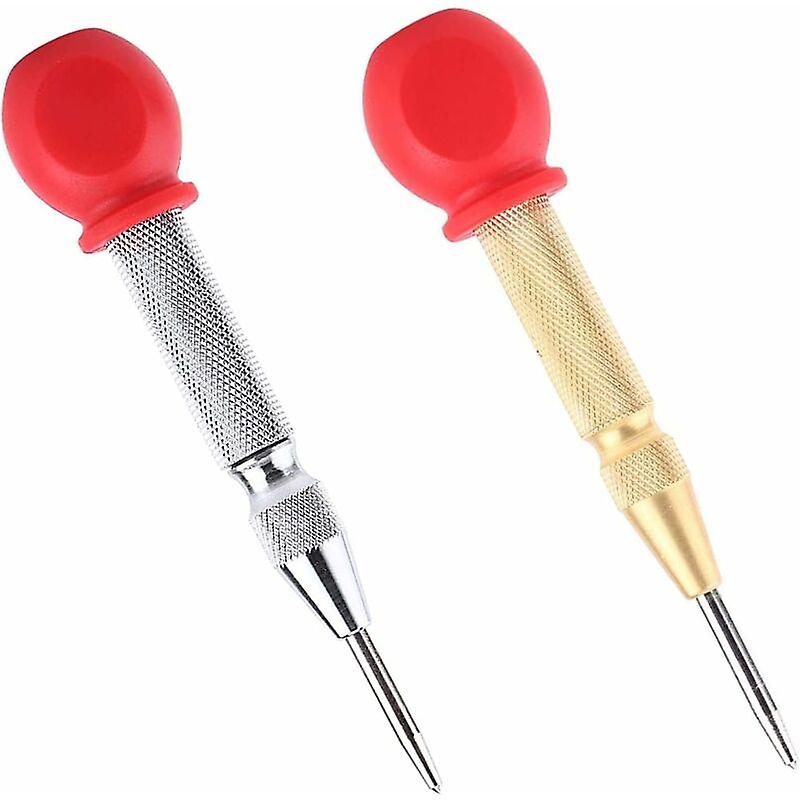 2 Pieces Automatic Centering Punch, Automatic Center Punch, Automatic ...