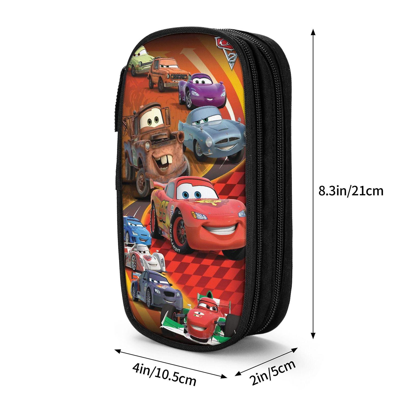 Pixar Cars Big Capacity Pencil Case, Large Pencil Pouch Pen Box Bag ...