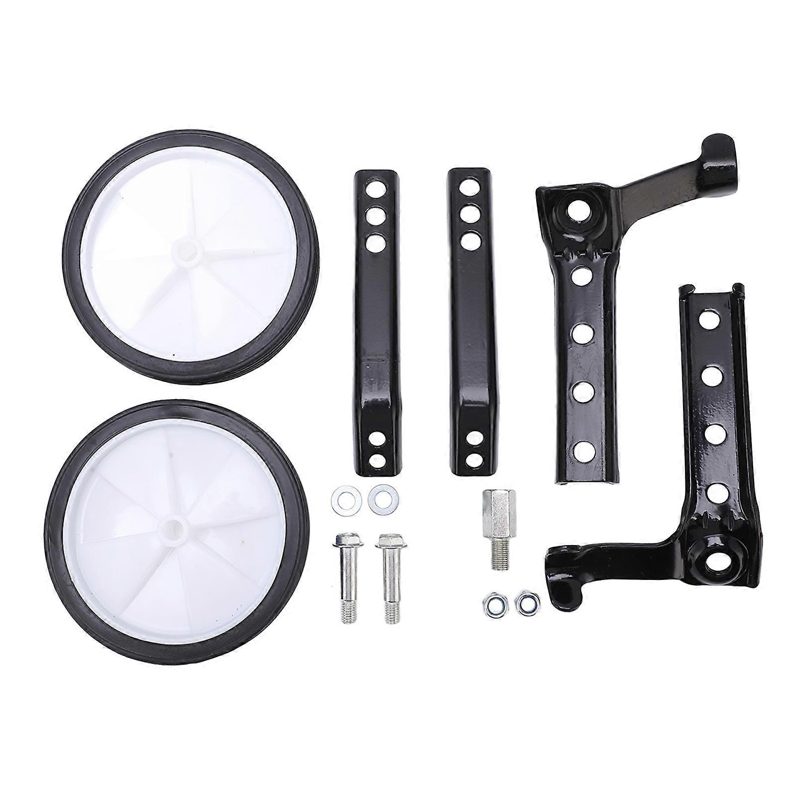 Bicycle Training Wheels Adjustable Steel Plastic Riding Auxiliary ...