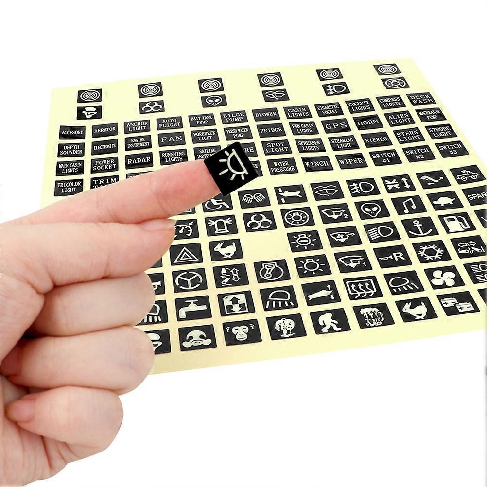 Multifunction Button Stickers Car Luminous Sticker Car Light Stickers ...