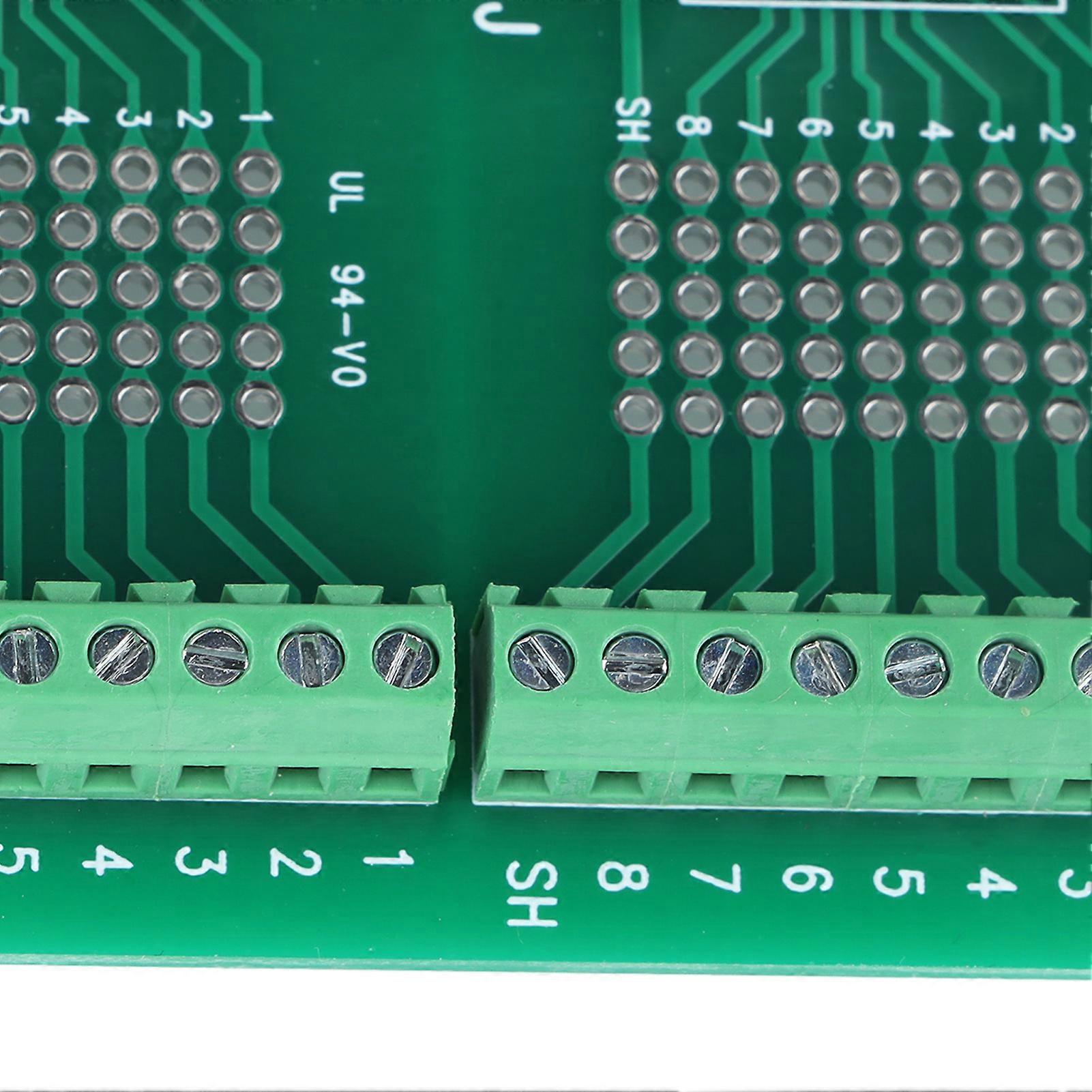 Ethernet Connector Breakout Board Fast Transmission DIN Rail Mount RJ45 ...