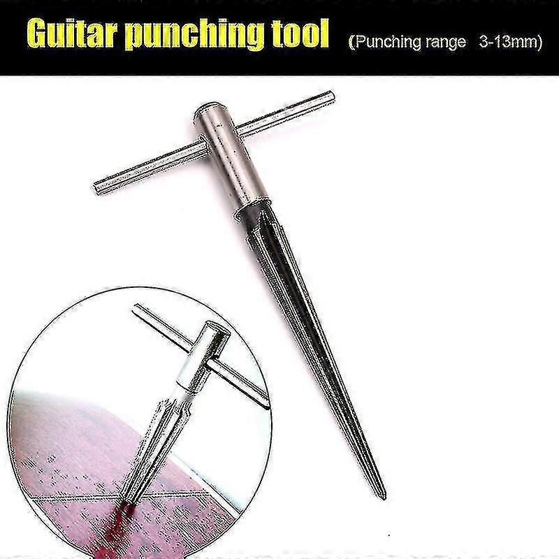 Guitar Tapered Bridge Pin Hole Reamer 6 Fluted 5 Degree Woodworker ...