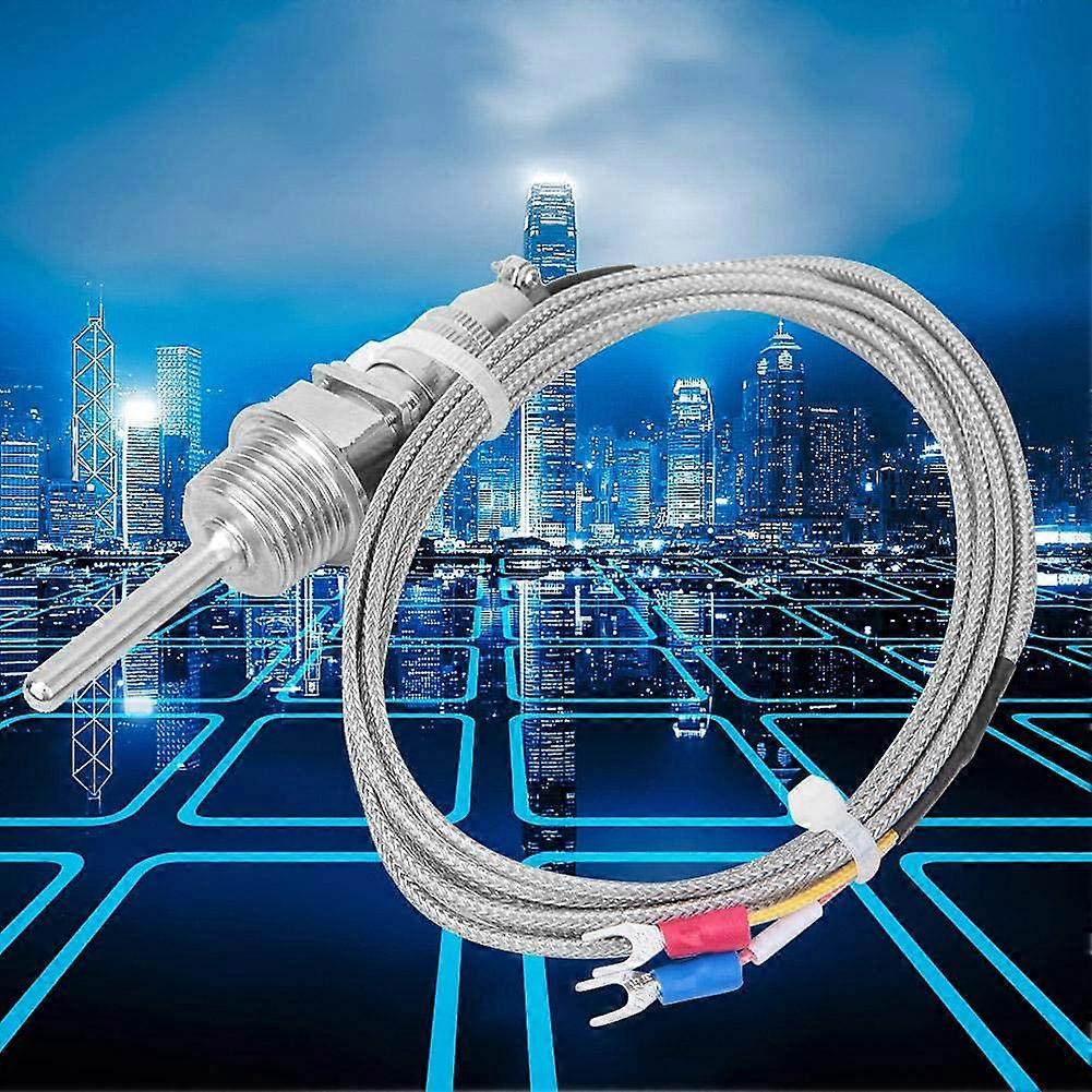 K-Type Temperature Sensor RTD Stainless Steel high Measuring precisionThermocouple Temperature ...