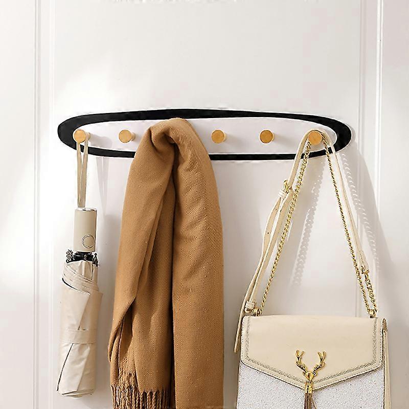 Handmade Wooden Wall Mount Hat Cap Scarf Clothes Coat Rack Handbag ...