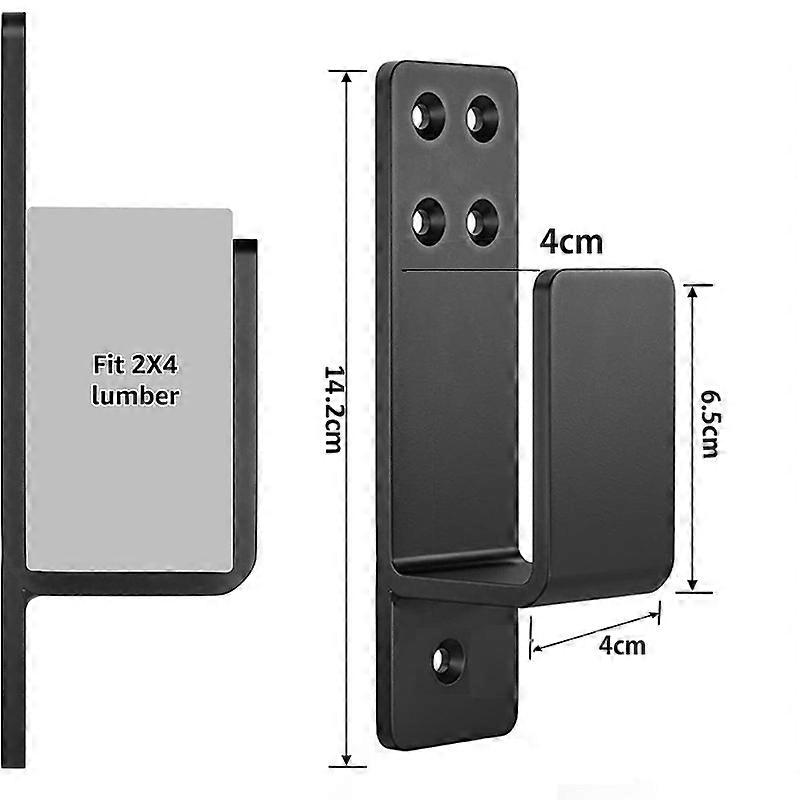 2PCS Barricade Bracket, Metal Corner Safety Door Lock Bracket for ...