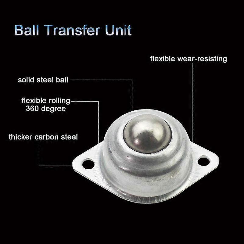 12 Pieces -15A Ball Transfers Universal Rotation Ball Conveyor Wheel ...